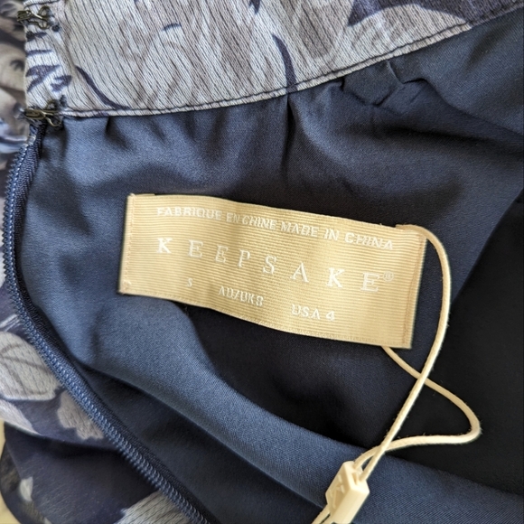 KEEPSAKE the Label | Dresses | Nwt Keepsake The Label Halo Blue Floral ...